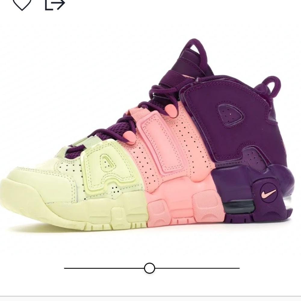 Nike Air More Uptempo- Tri-Color Tint (Gs) - Htf- - Gem